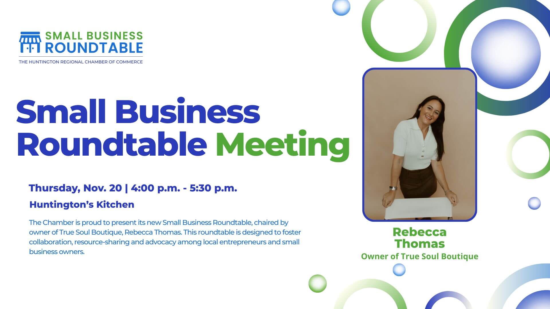 Huntington Regional Chamber Launches Small Business Roundtable: Small ...