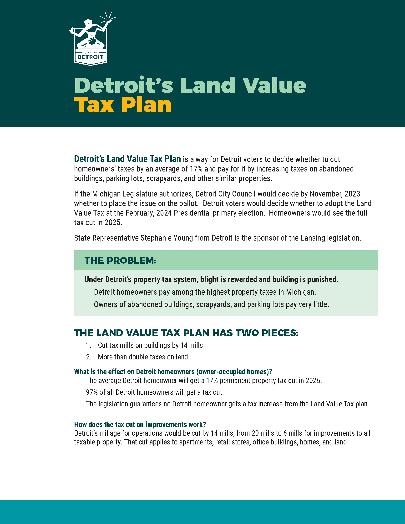 Detroit Land Value Tax Plan: What We Know - Home Builders Association ...
