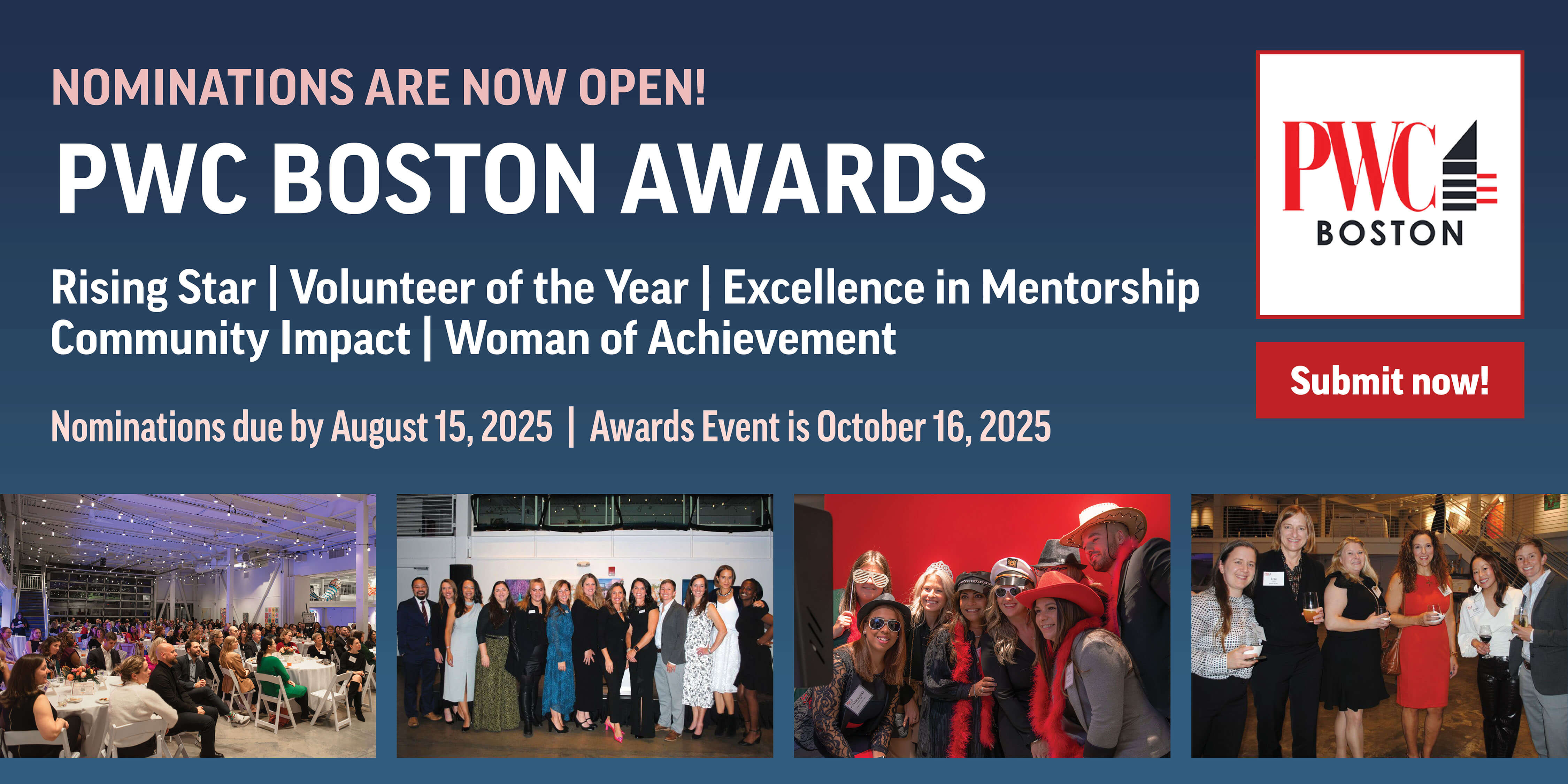 PWC Boston Awards Celebration Nominations Open! - Professional Women in ...