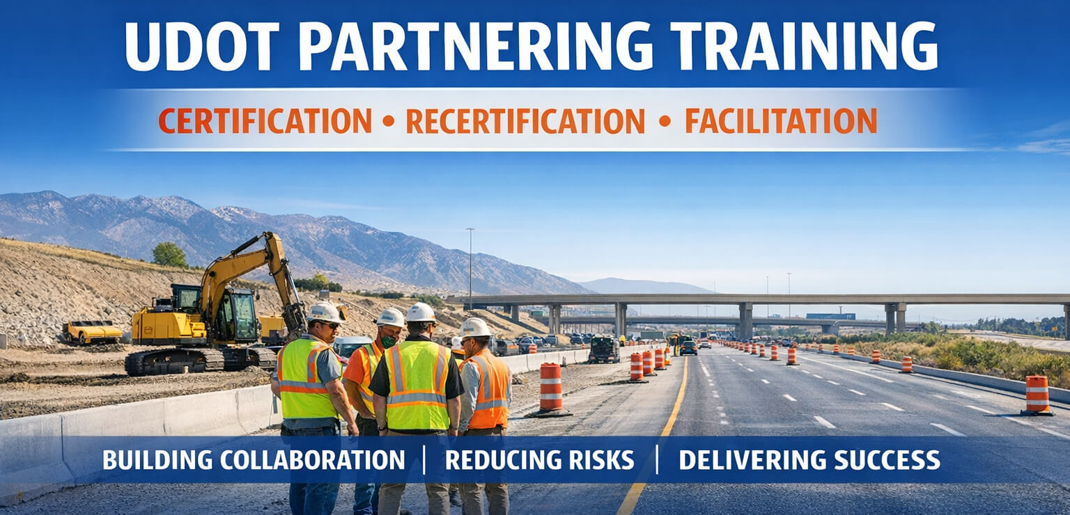 UDOT Partnering | Certification, Recertification & Facilitation | AGC of Utah
