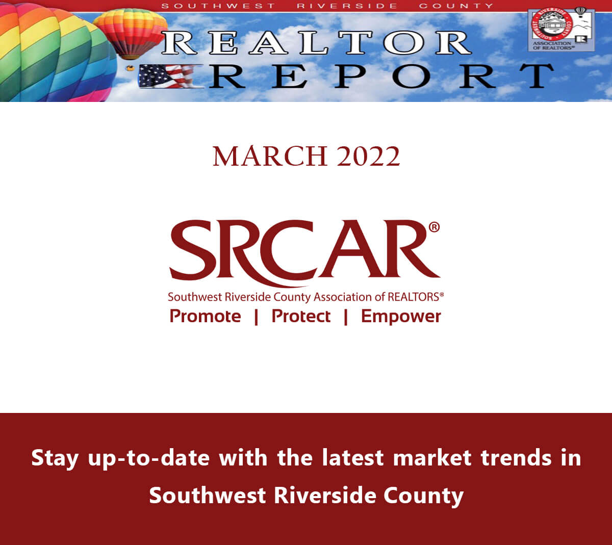 SRCAR REPORT - MARCH 2022 - Menifee Valley Chamber of Commerce