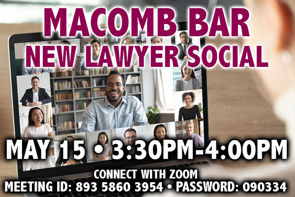 Admission Ceremony / Social - Macomb County Bar Association