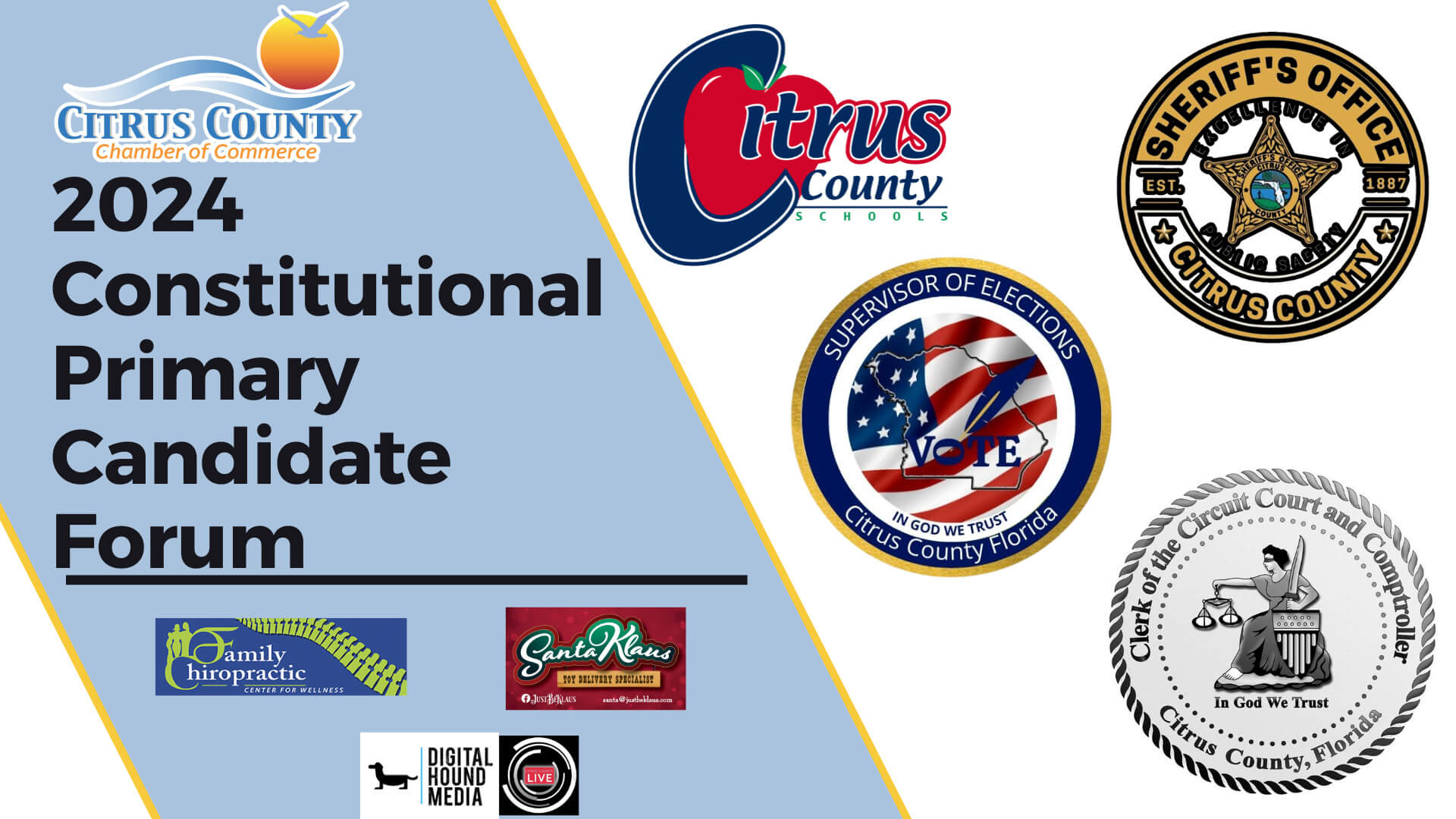 2024 Constitutional Primary Candidate Forum Citrus County Chamber Of