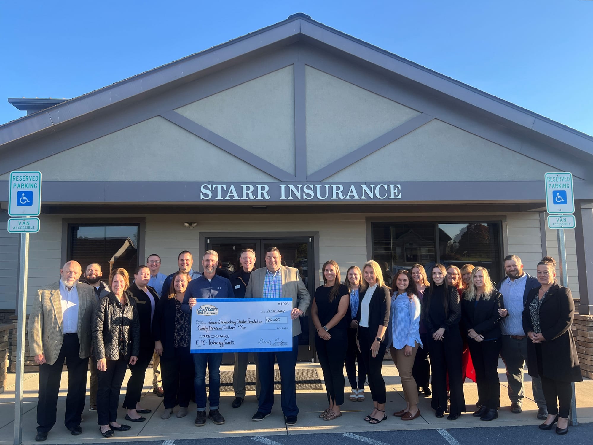 STARR INSURANCE COMMITS $20,000 TO FOUNDATION’S TECHNOLOGY INNOVATION ...