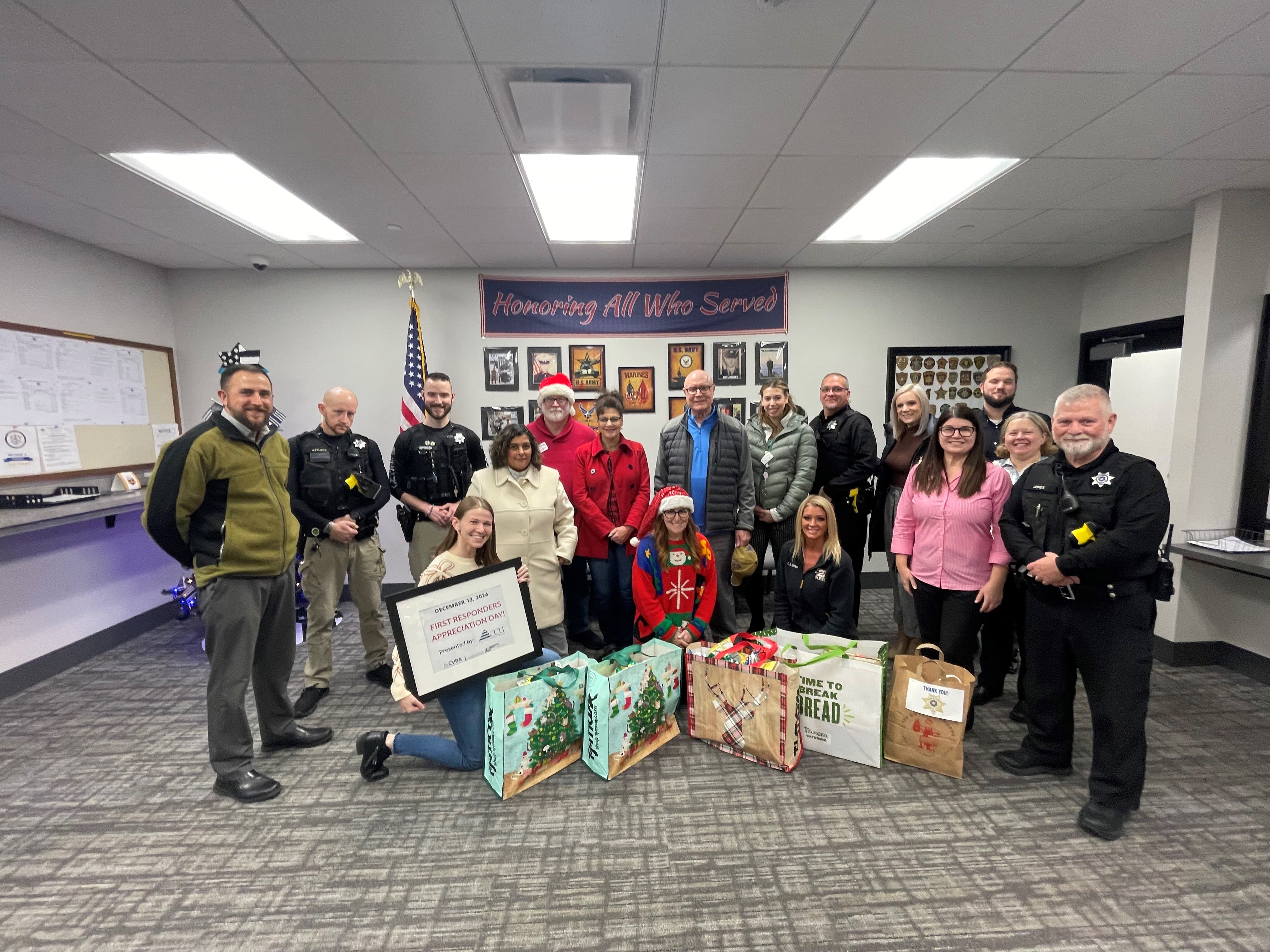 CVBA Thanks First Responders with Care Packages from Business Community ...