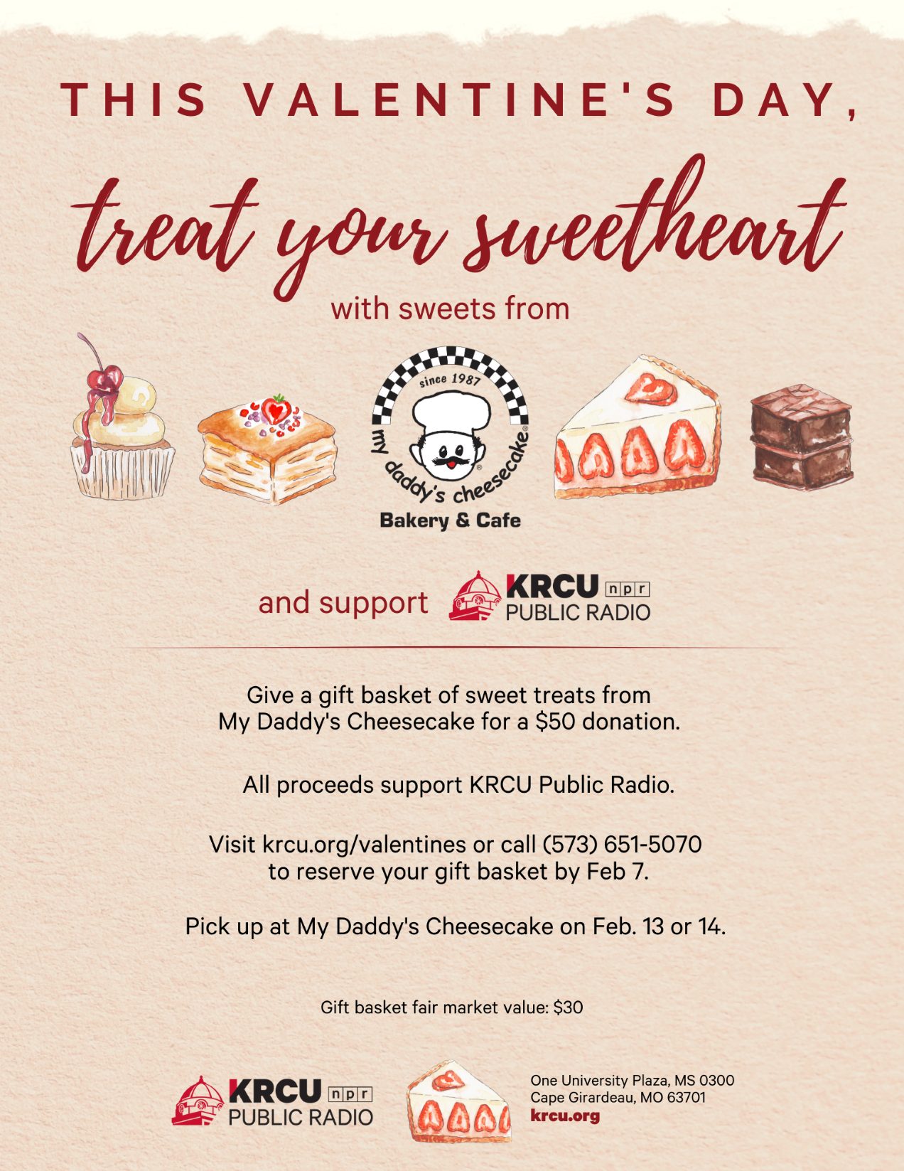 KRCU Public Radio's Valentine's Fundraiser - Cape Girardeau Area ...