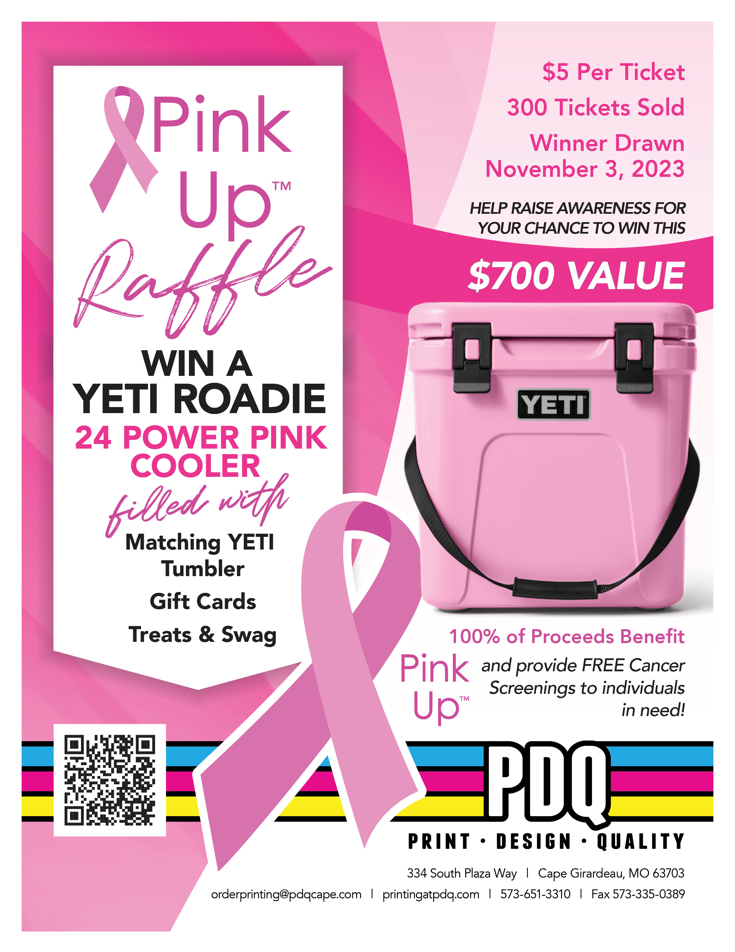 Pink Up™ Raffle at PDQ! - Cape Girardeau Area Chamber of Commerce