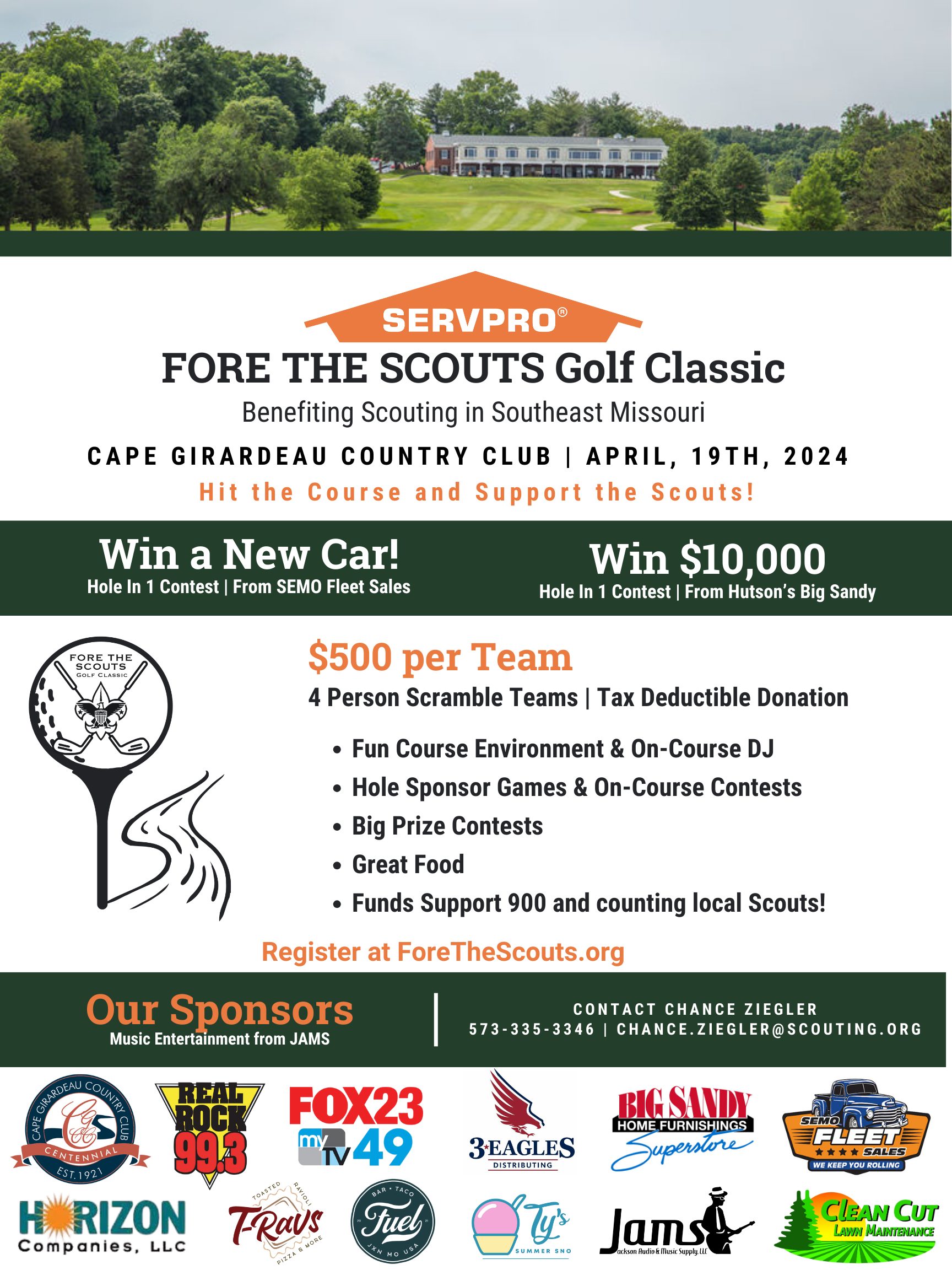 2024 Servpro Fore The Scouts Golf Classic - Cape Girardeau Area Chamber ...