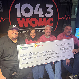 Audacy's WOMC-FM Nets $600k Turn Up the Miracles Radiothon - Michigan ...