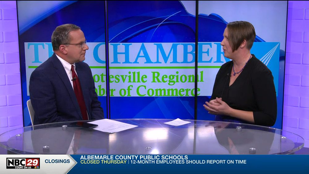 Ann Marie Hohenberger on NBC29 - Charlottesville Regional Chamber of ...