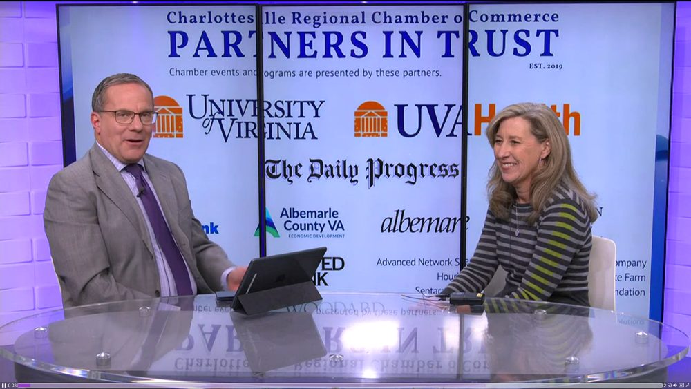 Simone Alley on NBC29 - Charlottesville Regional Chamber of Commerce