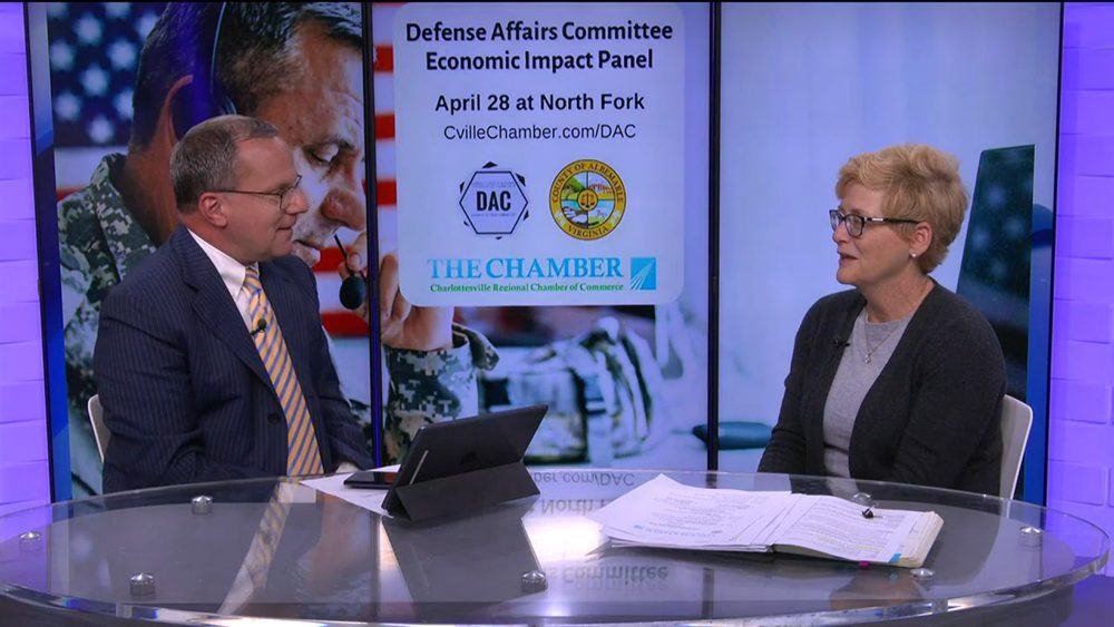 Deborah van Eersel on NBC29 - Charlottesville Regional Chamber of Commerce
