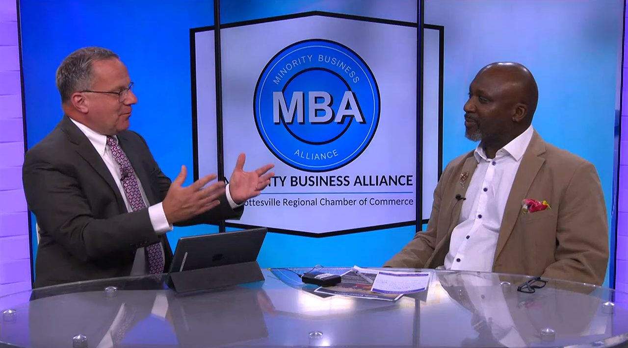 Quinton Harrell on NBC29 - Charlottesville Regional Chamber of Commerce