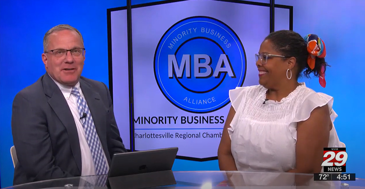 Andrea Copeland on 29News - Charlottesville Regional Chamber of Commerce