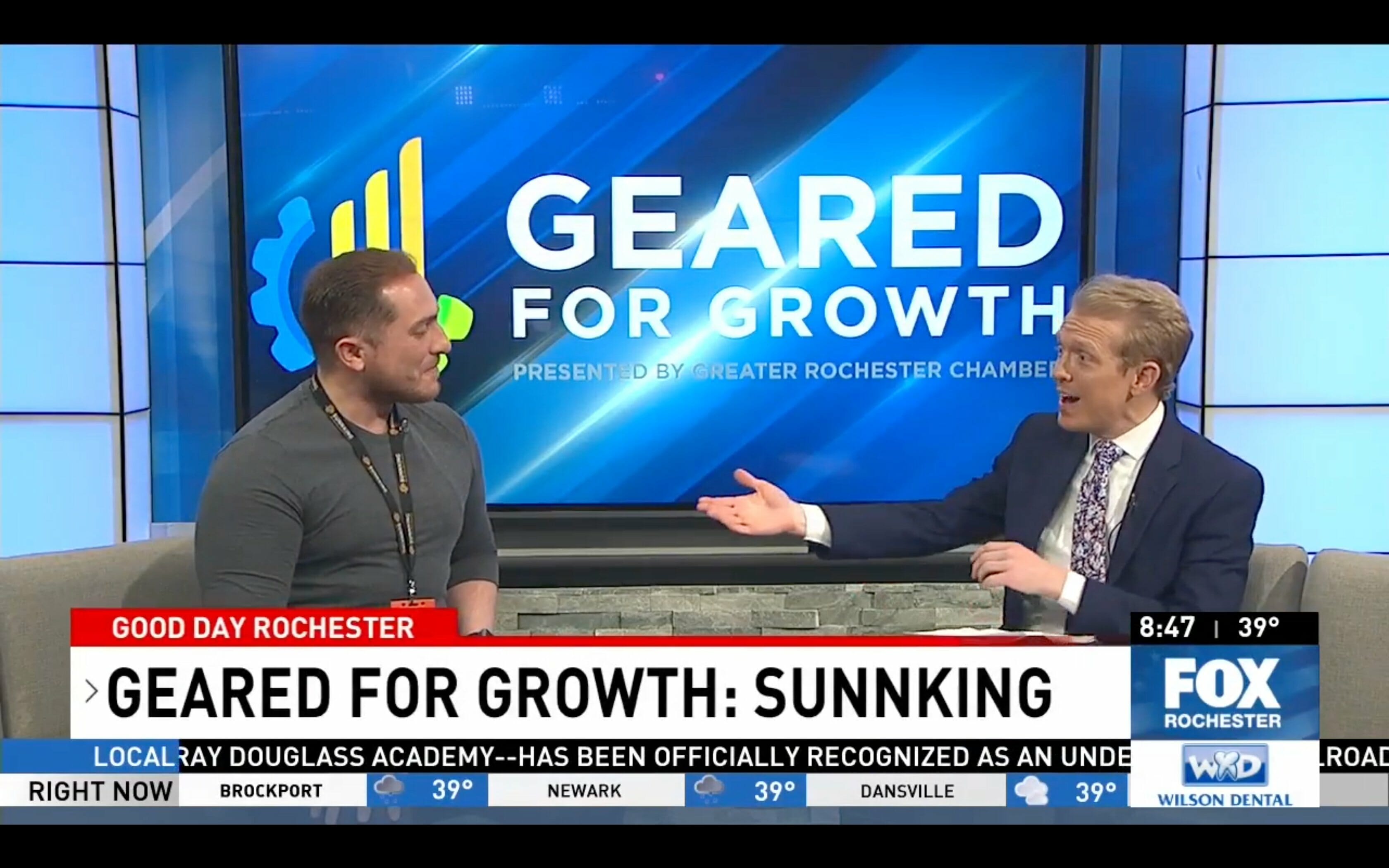 "Geared for Growth” Segment on 13WHAM/Fox Rochester showcases Sunnking’s Community Electronics ...