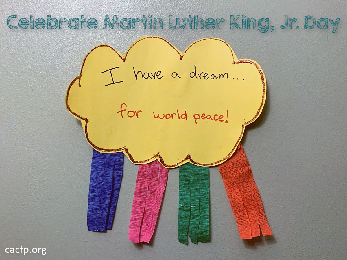 Martin Luther King, Jr. Day Dream Clouds - National CACFP Association