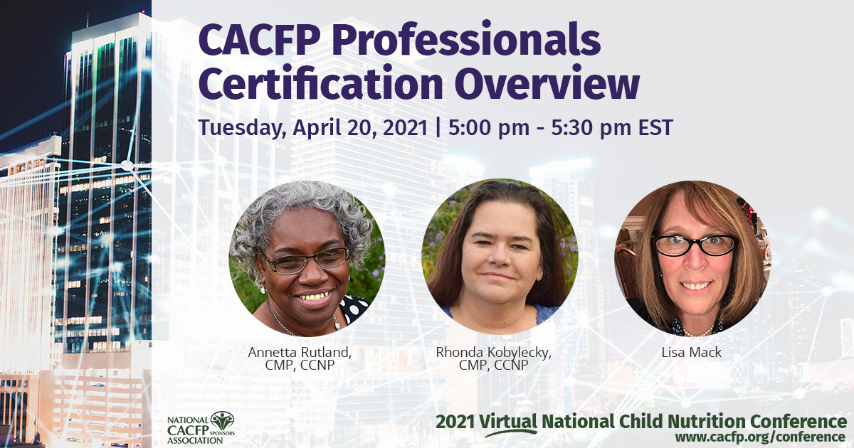 CACFP Professional Certification Program Overview - National CACFP ...