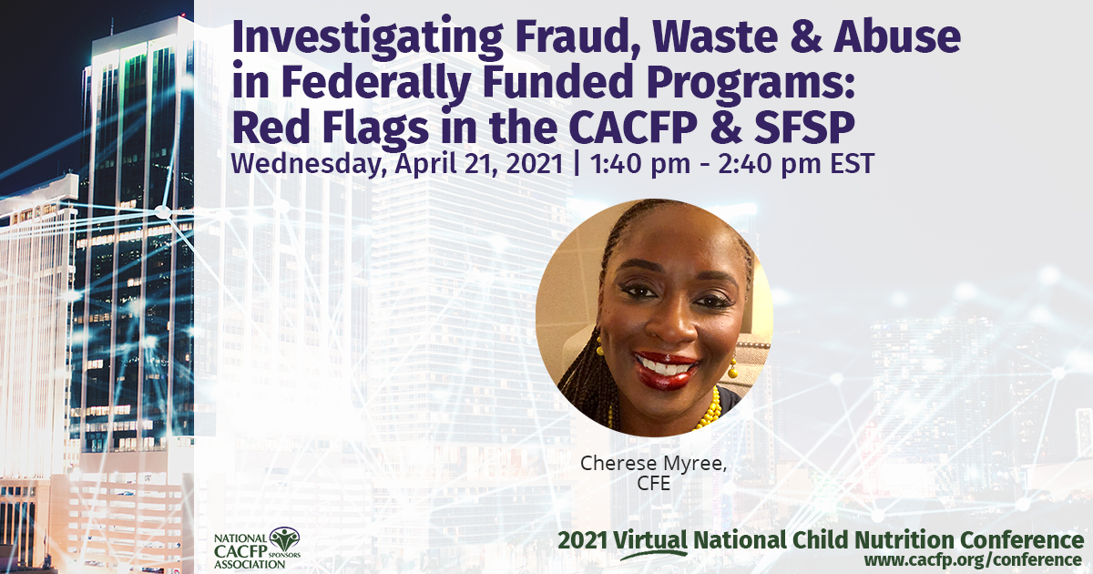 Investigating Fraud, Waste & Abuse in Federally Funded Programs: Red ...