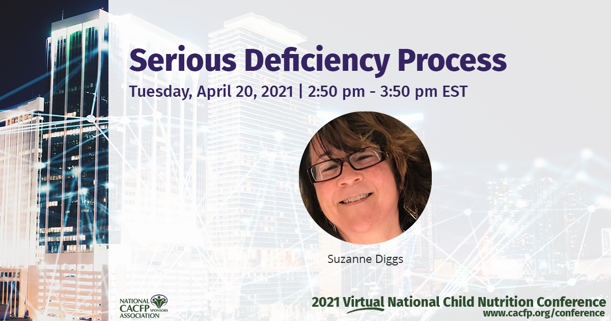 Serious Deficiency Process - National CACFP Sponsors Association