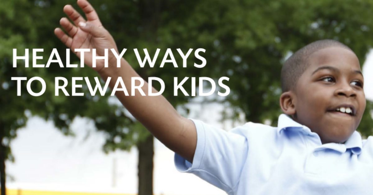 Healthy Ways to Reward Kids - National CACFP Association
