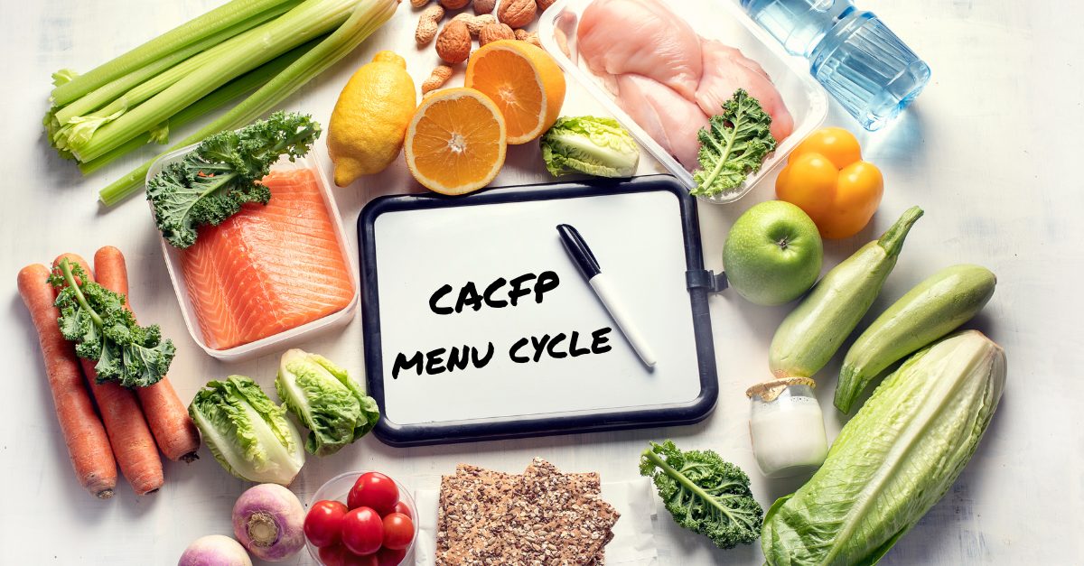 Seven CACFP Sample Cycle Menus