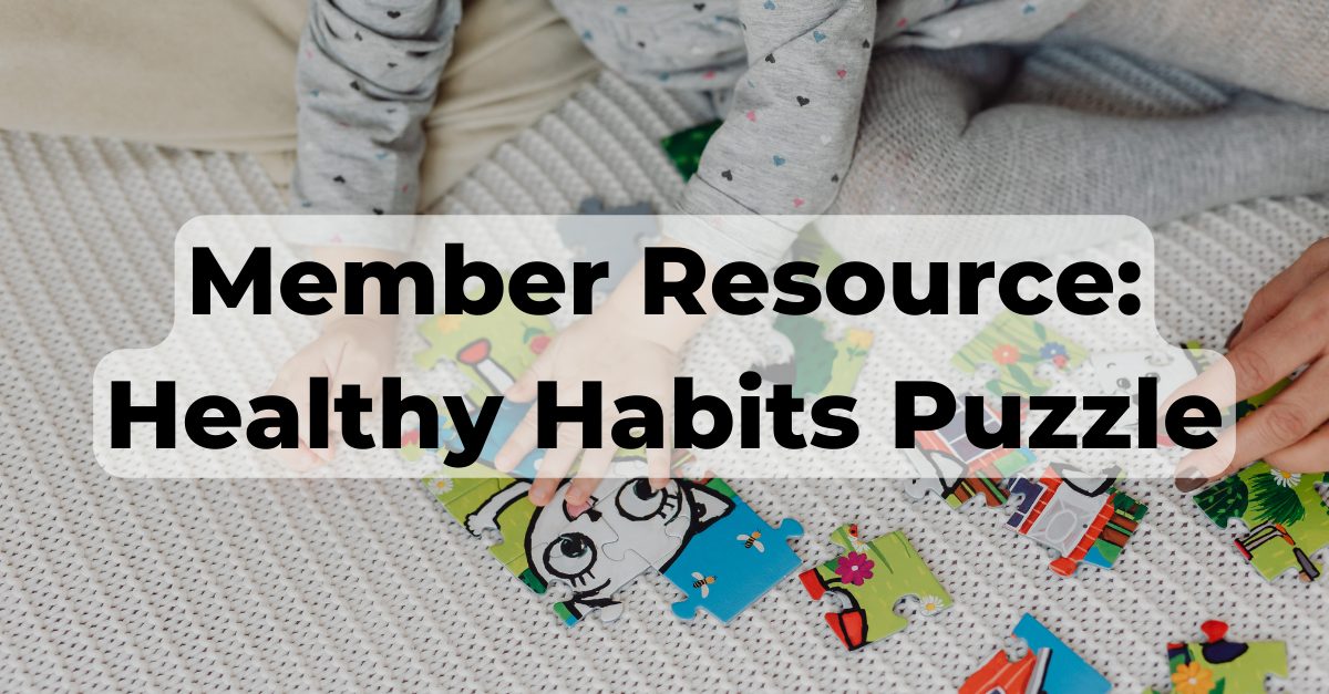 Member Resource: Healthy Habits Puzzle