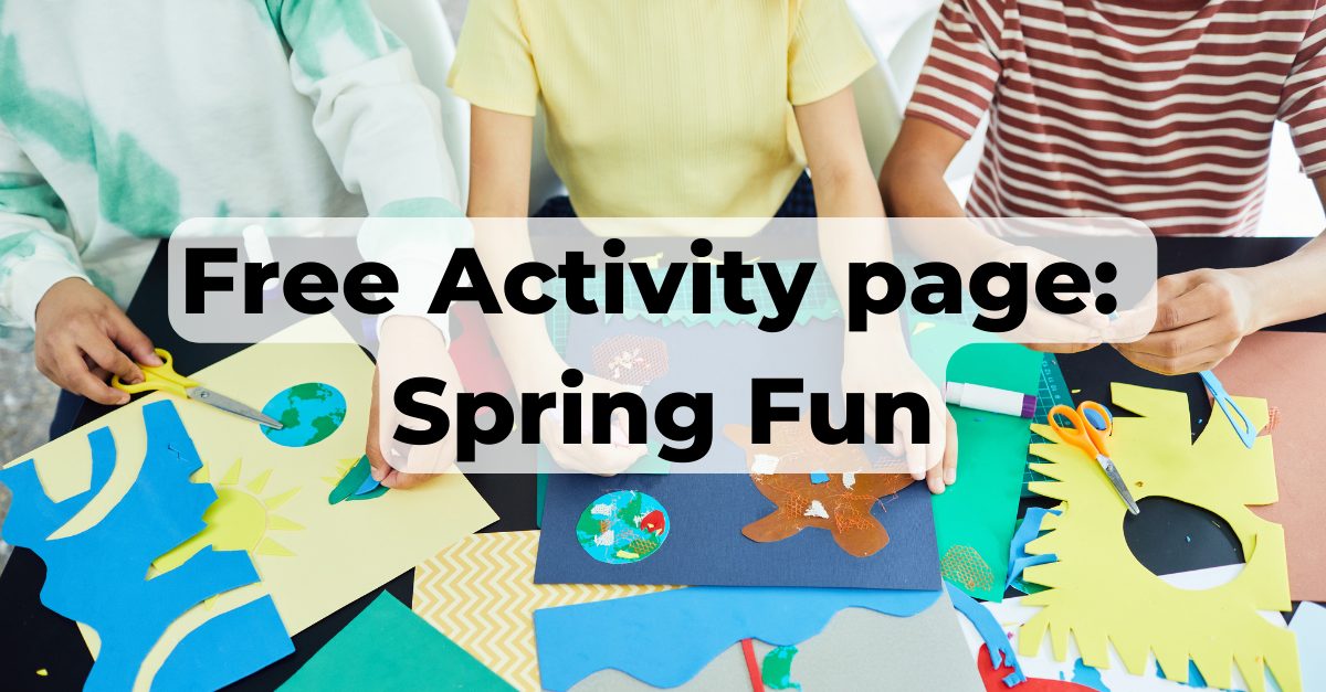 Free Activity Page: Spring Fun