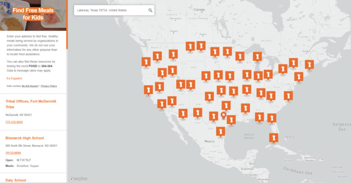 Free Meal Finder - National CACFP Sponsors Association
