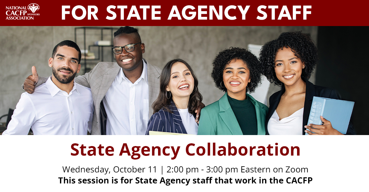 State Agency Collaboration Meeting - National CACFP Association