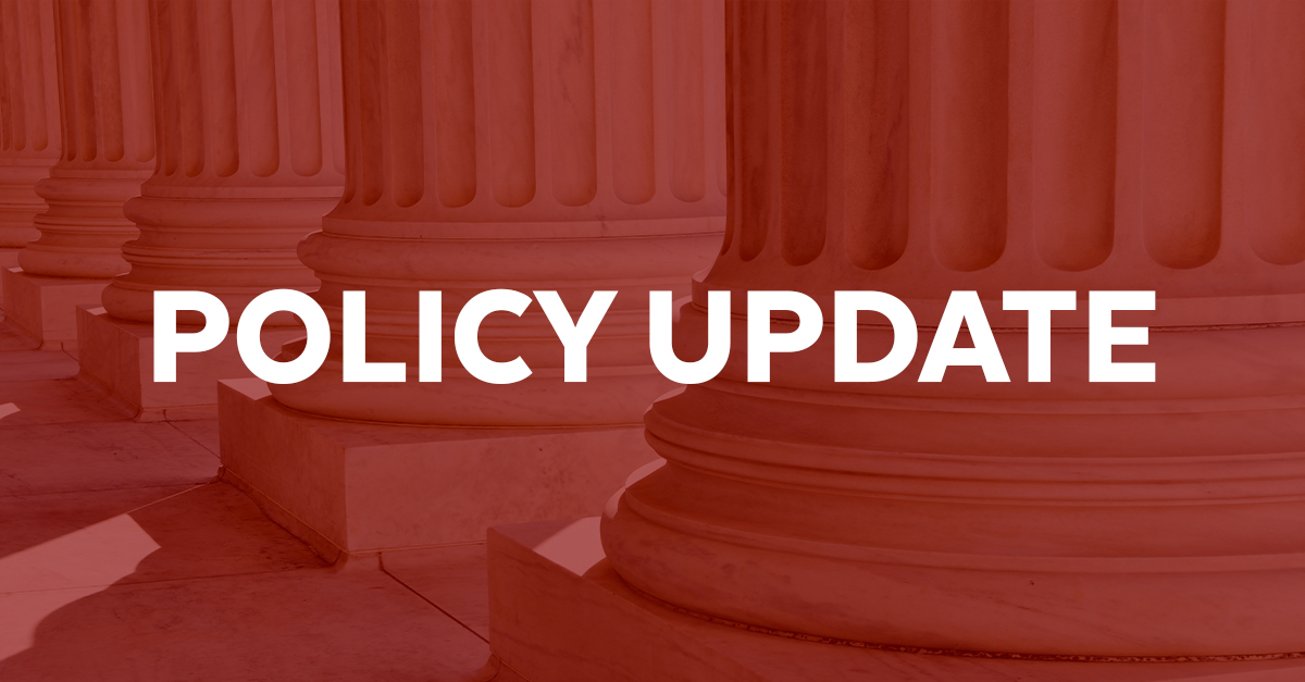 April Policy Update - National CACFP Sponsors Association