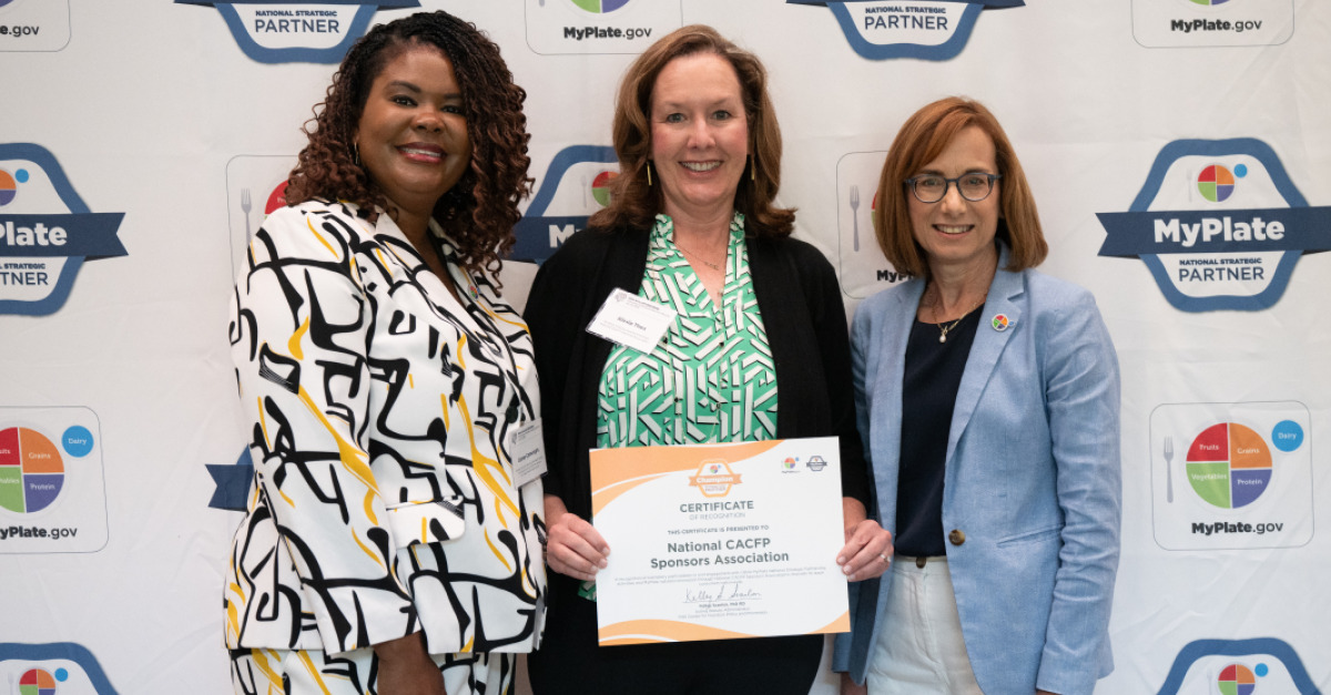 NCA Receives Gold Level Partner Recognition from MyPlate - National CACFP Sponsors Association