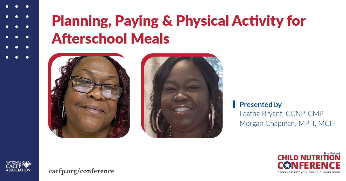 Planning, Paying & Physical Activity for Afterschool Meals - National ...
