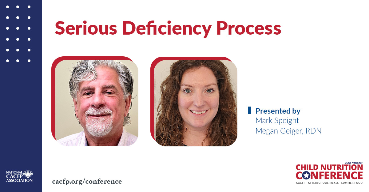 Serious Deficiency Process - National CACFP Sponsors Association