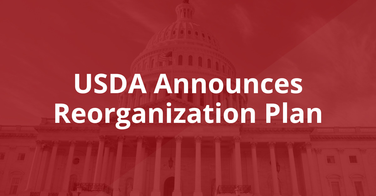 Secretary Rollins Announces USDA Reorganization - National CACFP ...