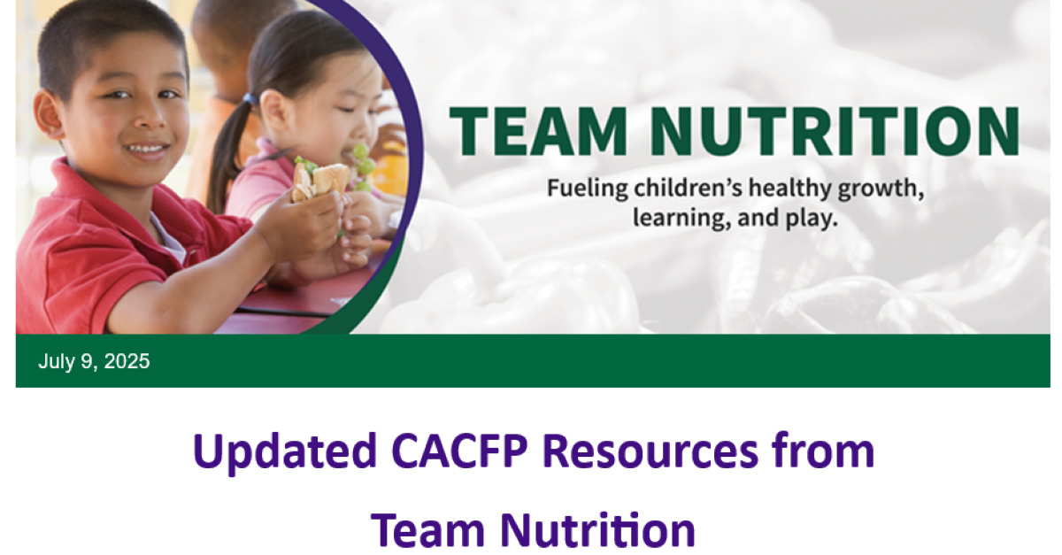 Updated CACFP Resources - National CACFP Sponsors Association