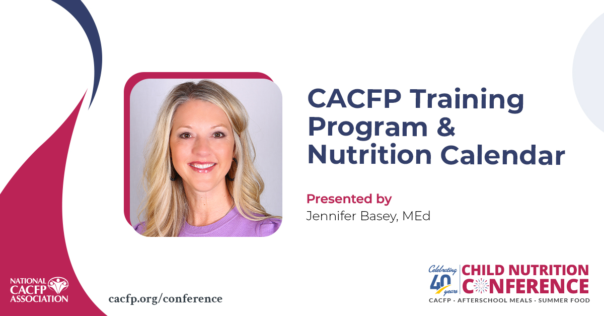 CACFP Training Program & Nutrition Calendar - National CACFP Sponsors ...