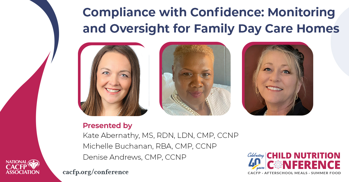 Compliance with Confidence: Monitoring and Oversight for Family Day Care Homes - National CACFP ...