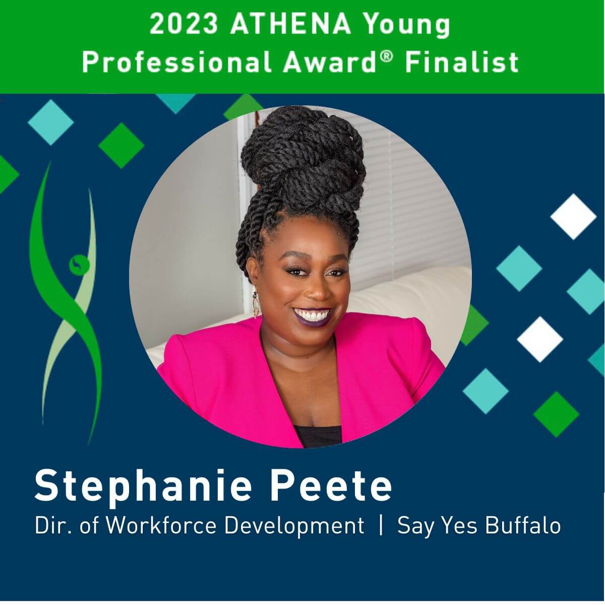 Introducing Stephanie Peete, finalist for the 2023 ATHENA Young ...