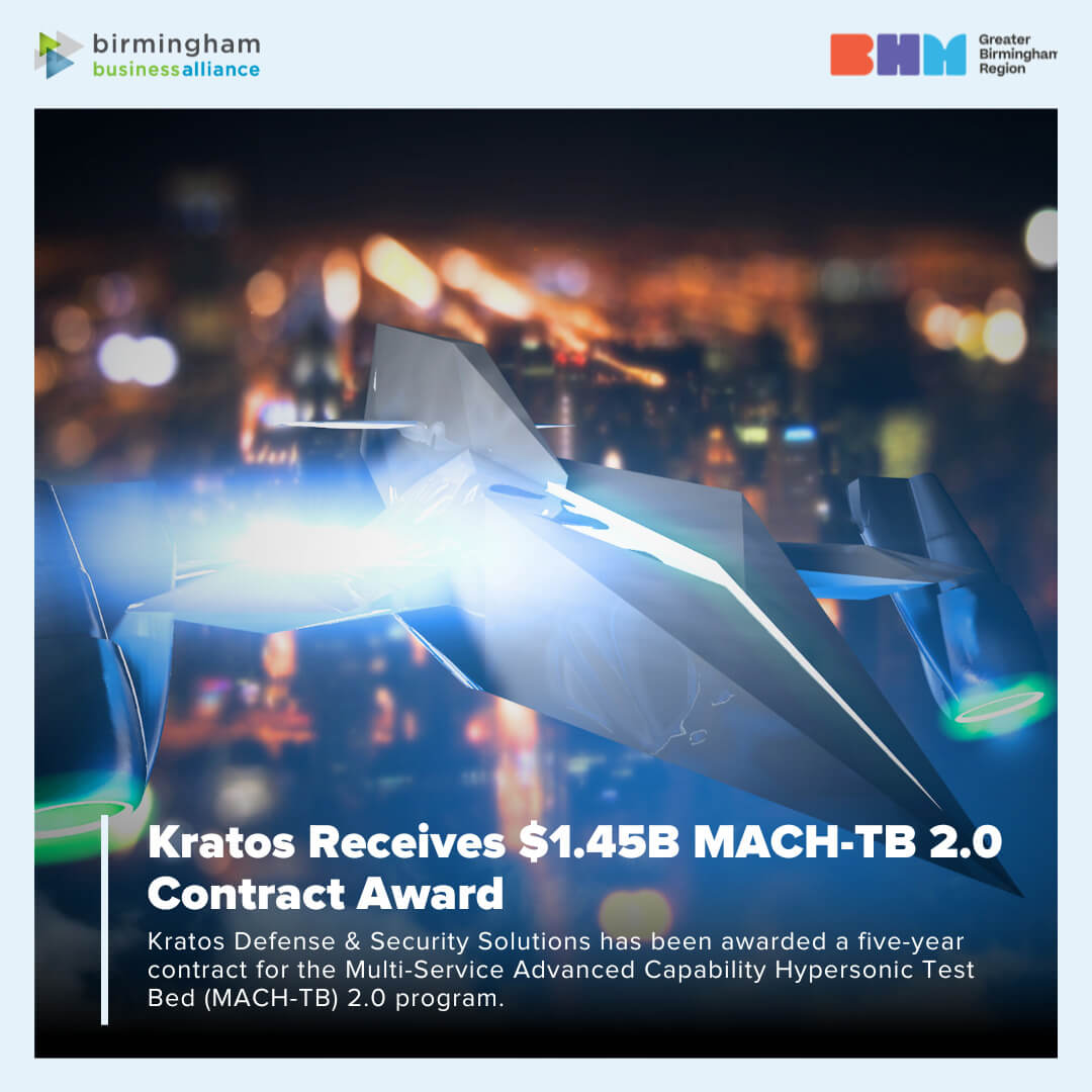 Kratos Receives $1.45B MACH-TB 2.0 Contract Award - Birmingham Business ...