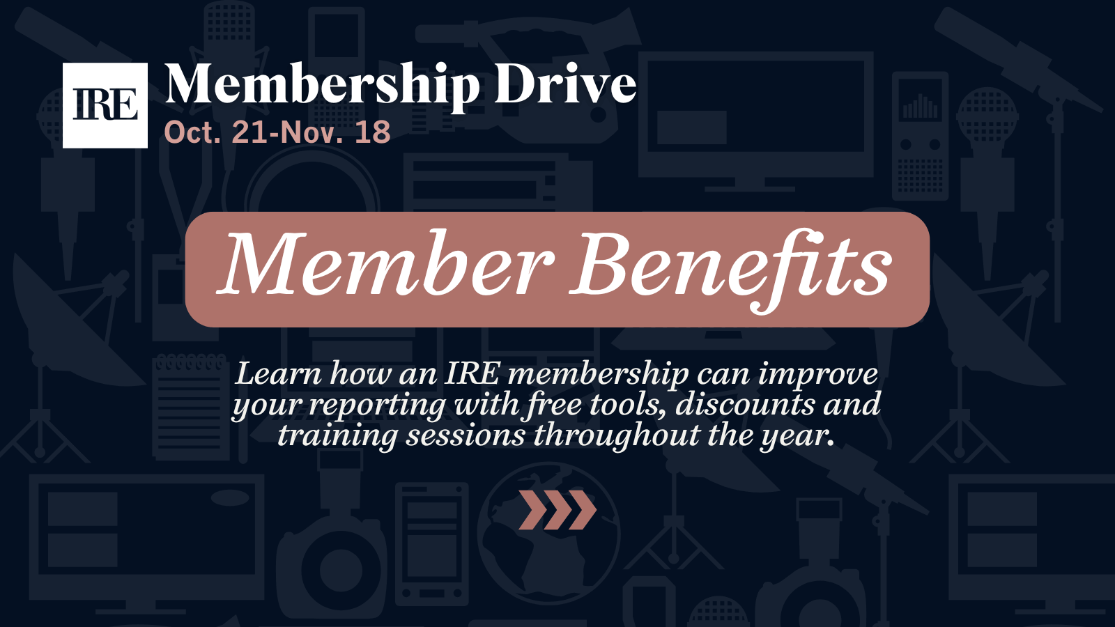IRE kicks off fall membership drive with giveaways - Investigative ...