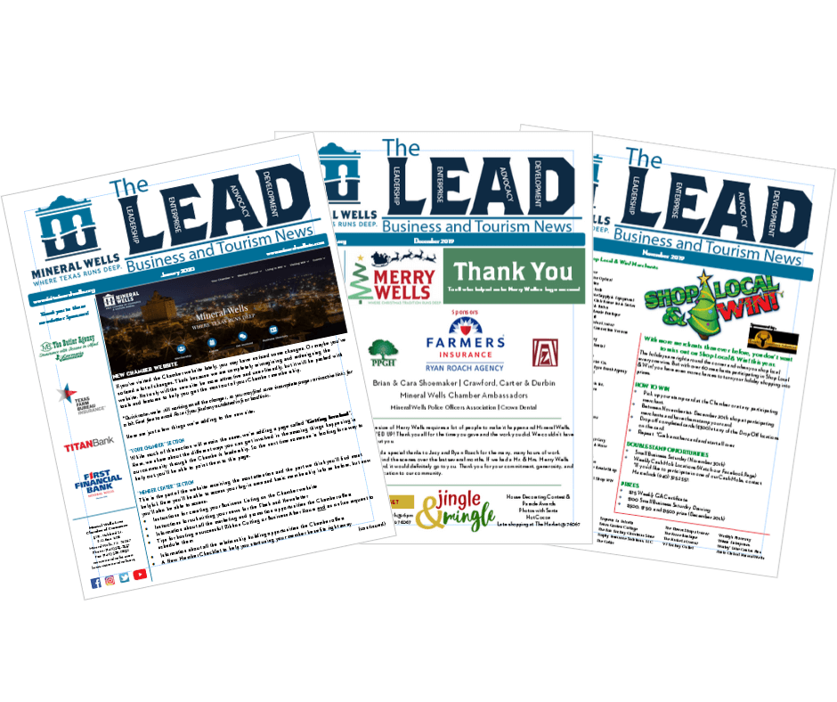 Chamber Newsletter - Mineral Wells Area Chamber of Commerce
