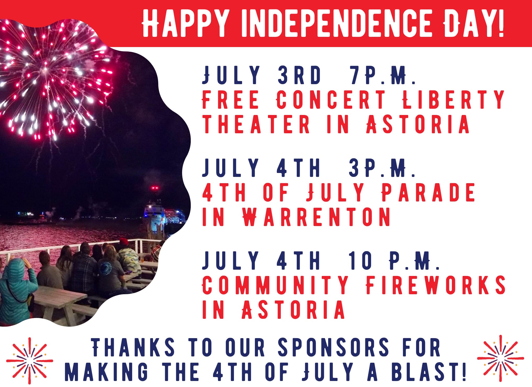 4th of July Fireworks - Astoria-Warrenton Area Chamber of Commerce