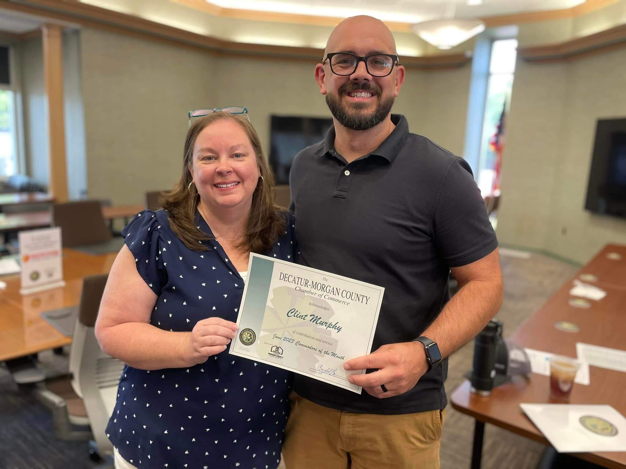 Clint Murphy Named Commodore of the Month - Decatur-Morgan County ...