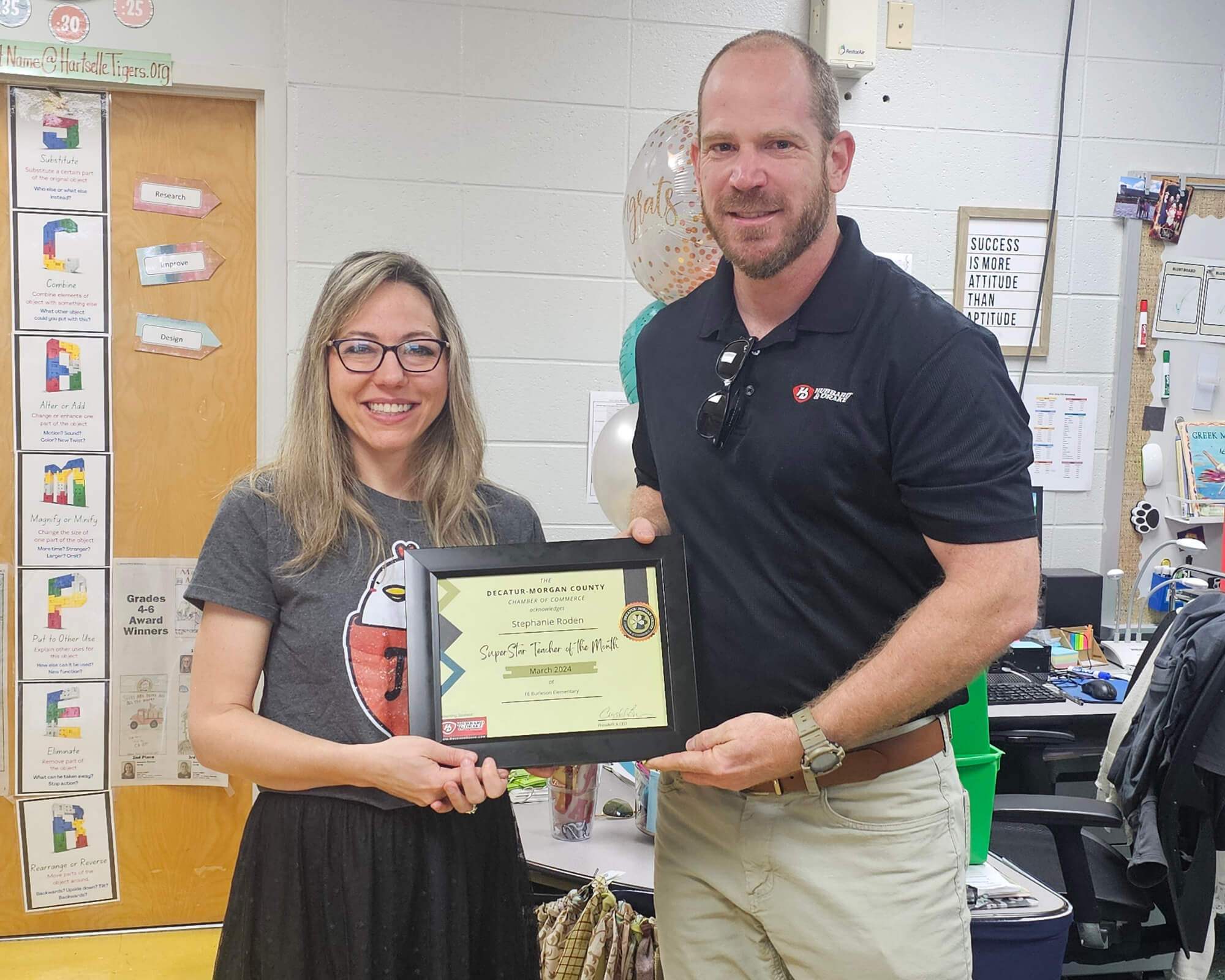 March Superstar Teacher Celebrating Stephanie Roden At F E Burleson