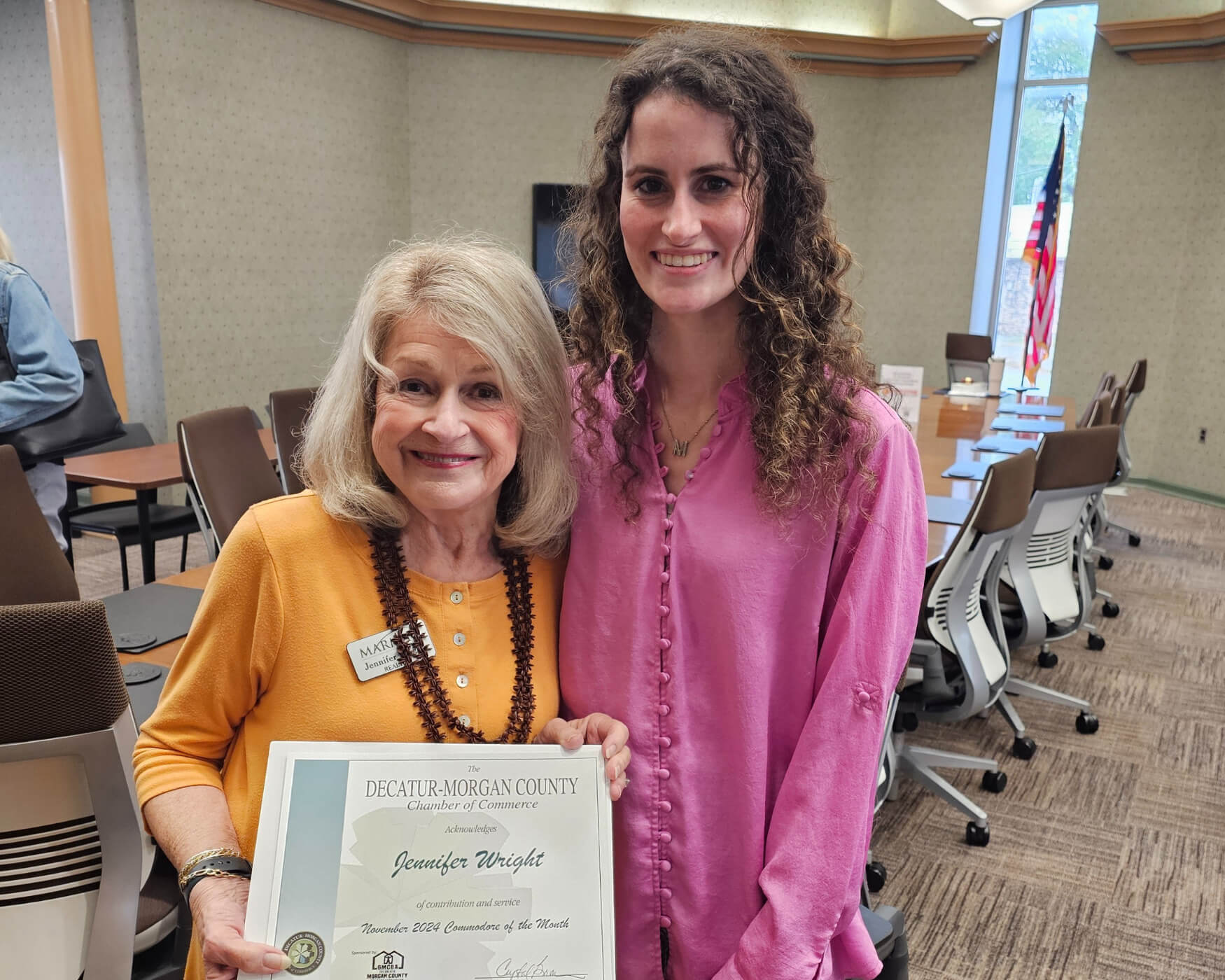 Jennifer Wright Named Commodore of the Month for November - Decatur-Morgan County Chamber of ...