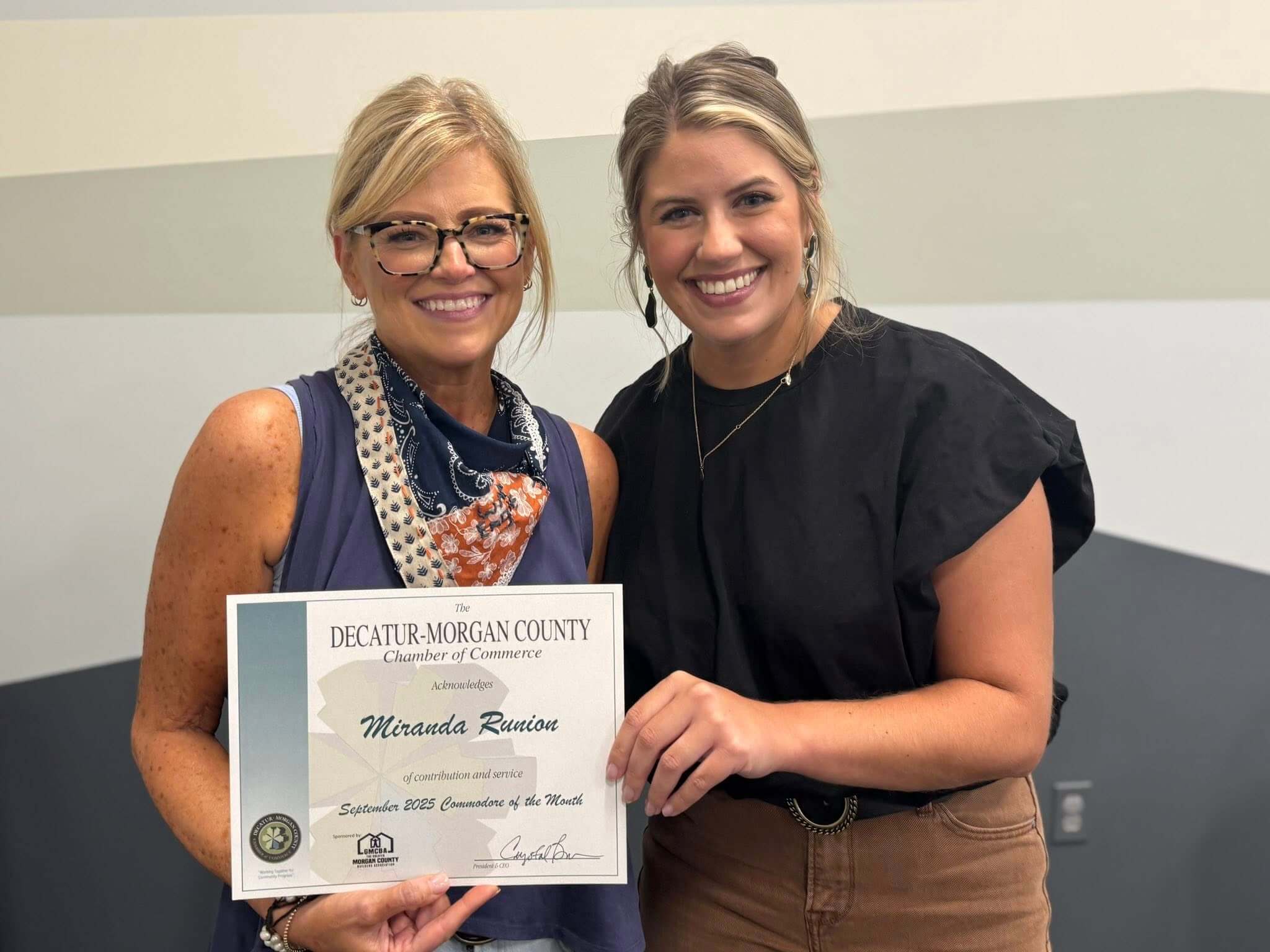 Miranda Runion Named Commodore of the Month for September - Decatur ...