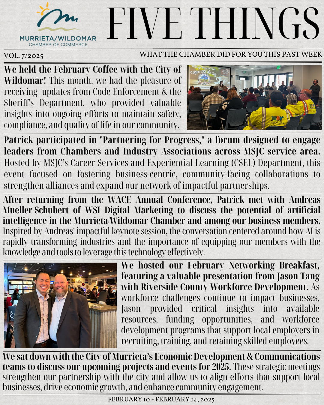 Five Things The Chamber Did For Your Business: February 10 - February ...