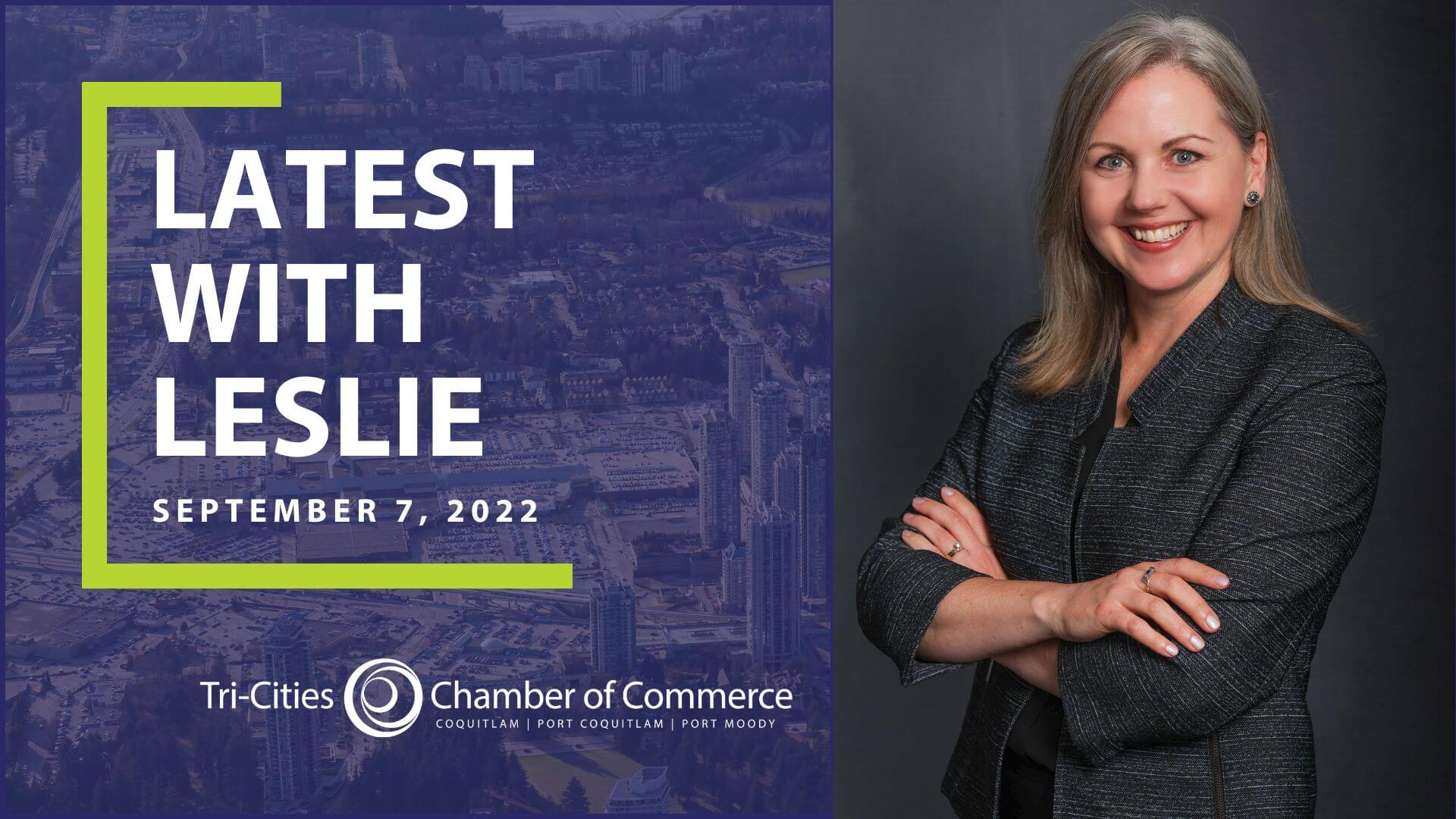 Latest With Leslie Video: September 2022 - Tri-Cities Chamber of Commerce