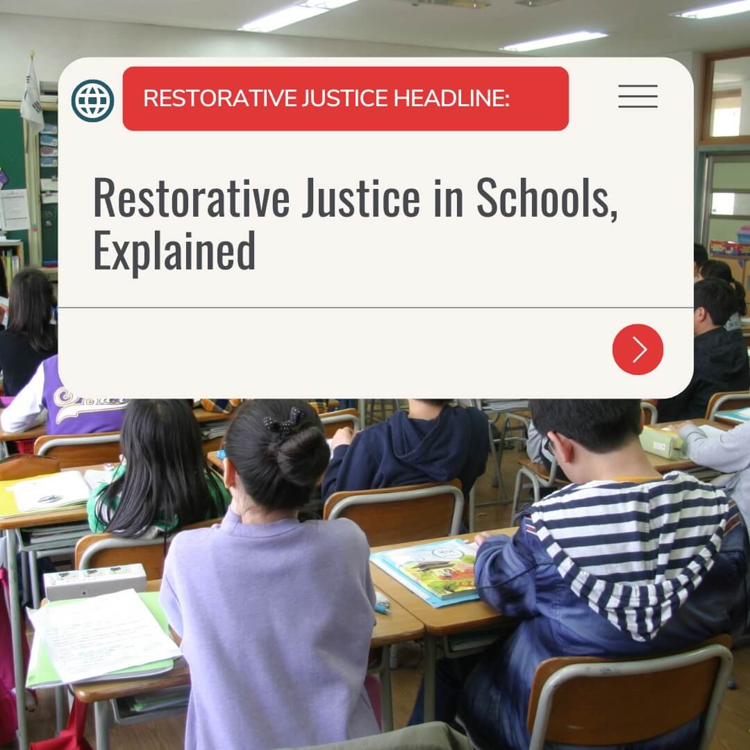 Experts describe how restorative justice can be implemented in schools ...